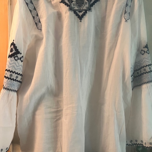 Johnny Was | Tops | Johnny Was Linen Top | Poshmark